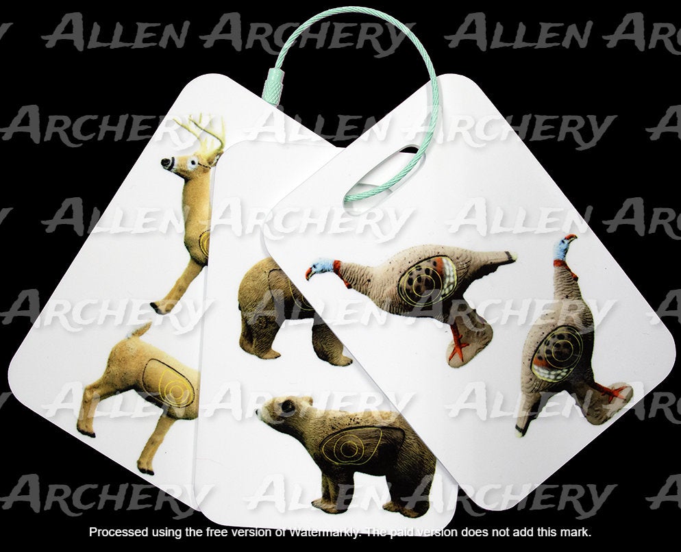 3D Target Aim Point Cards | Allen Archery