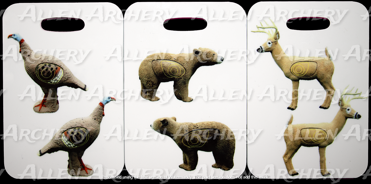 3D Target Aim Point Cards | Allen Archery