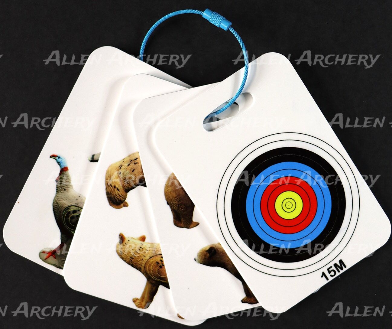 Bullseye & 3D Target Aim Point Cards | Allen Archery